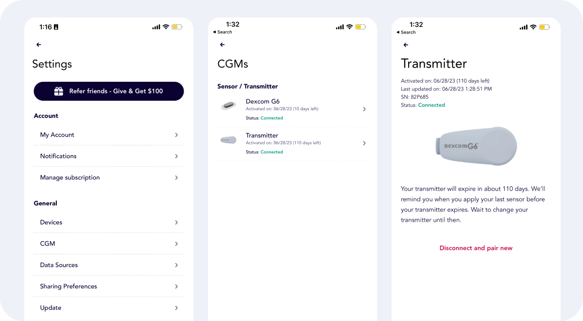 Can I take a break from wearing the CGM? – Help Center