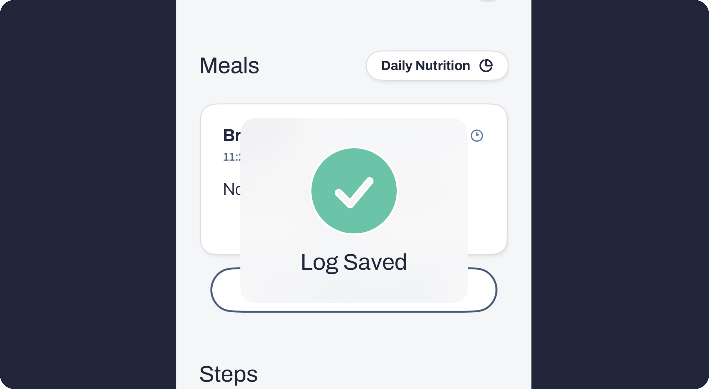 Logging a Meal as a Note – Help Center