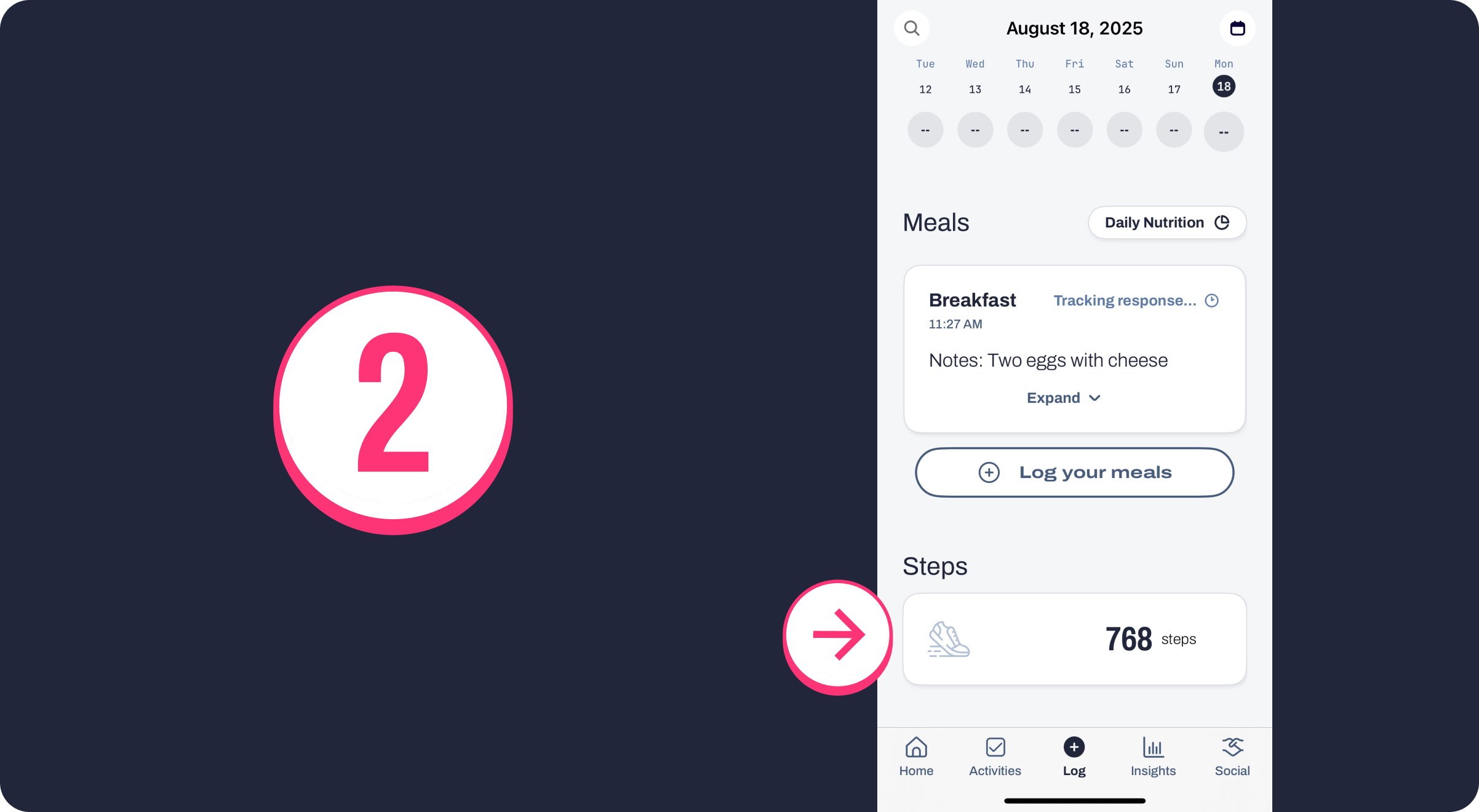 How to log your activity in Signos – Help Center
