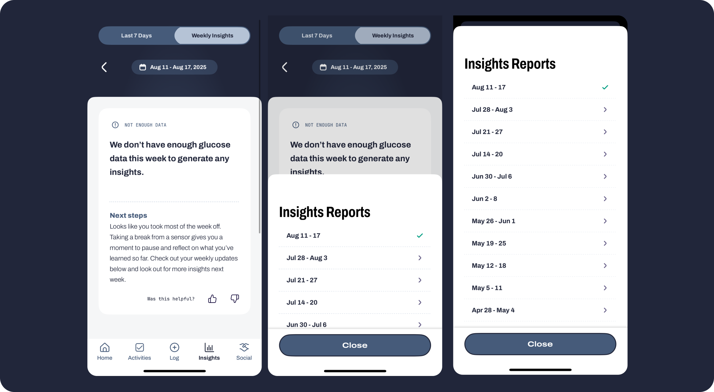 What insights are included in the insights tab and what do they mean ...