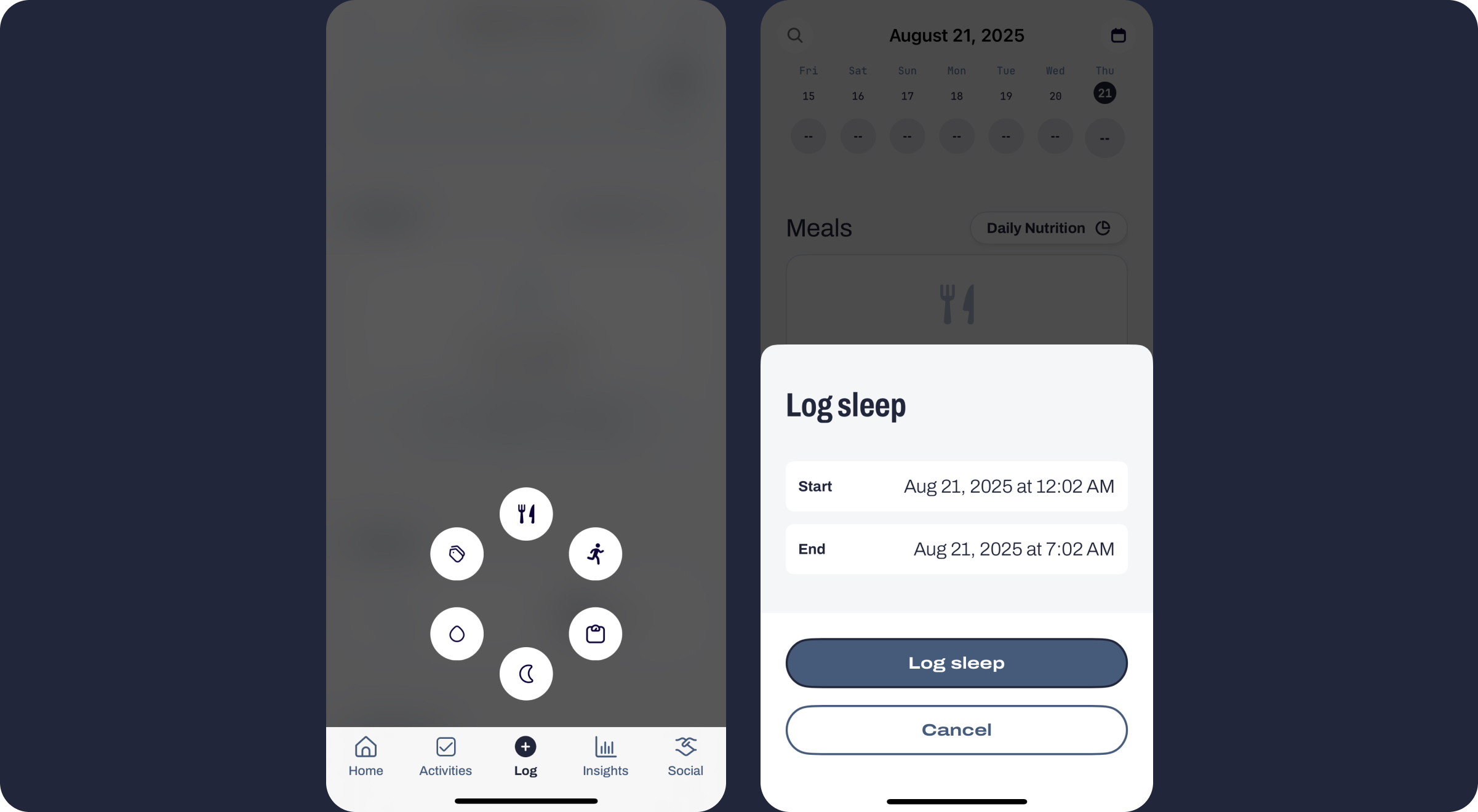 How to log your sleep – Help Center