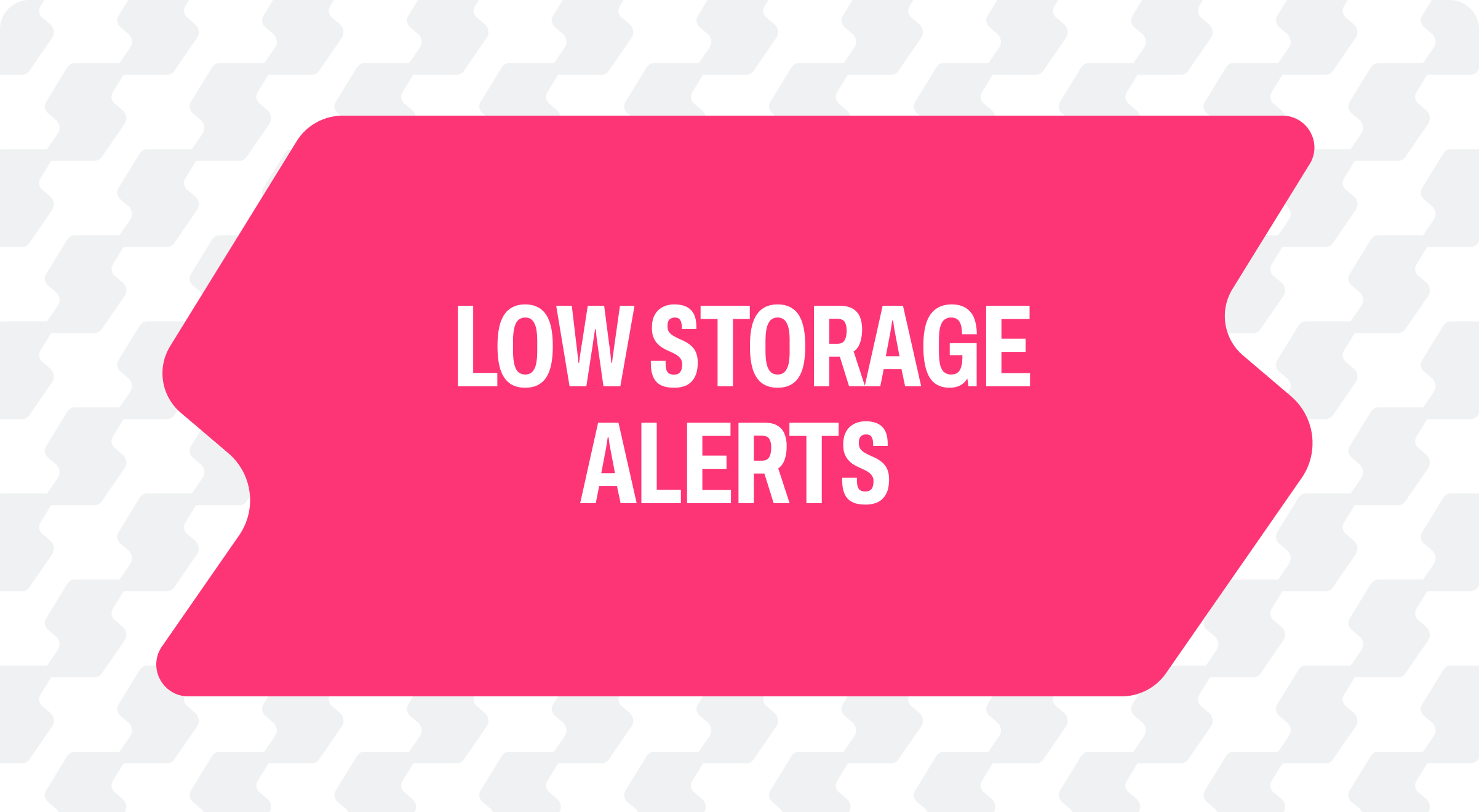 Why am I getting a Low Storage Alert? – Help Center